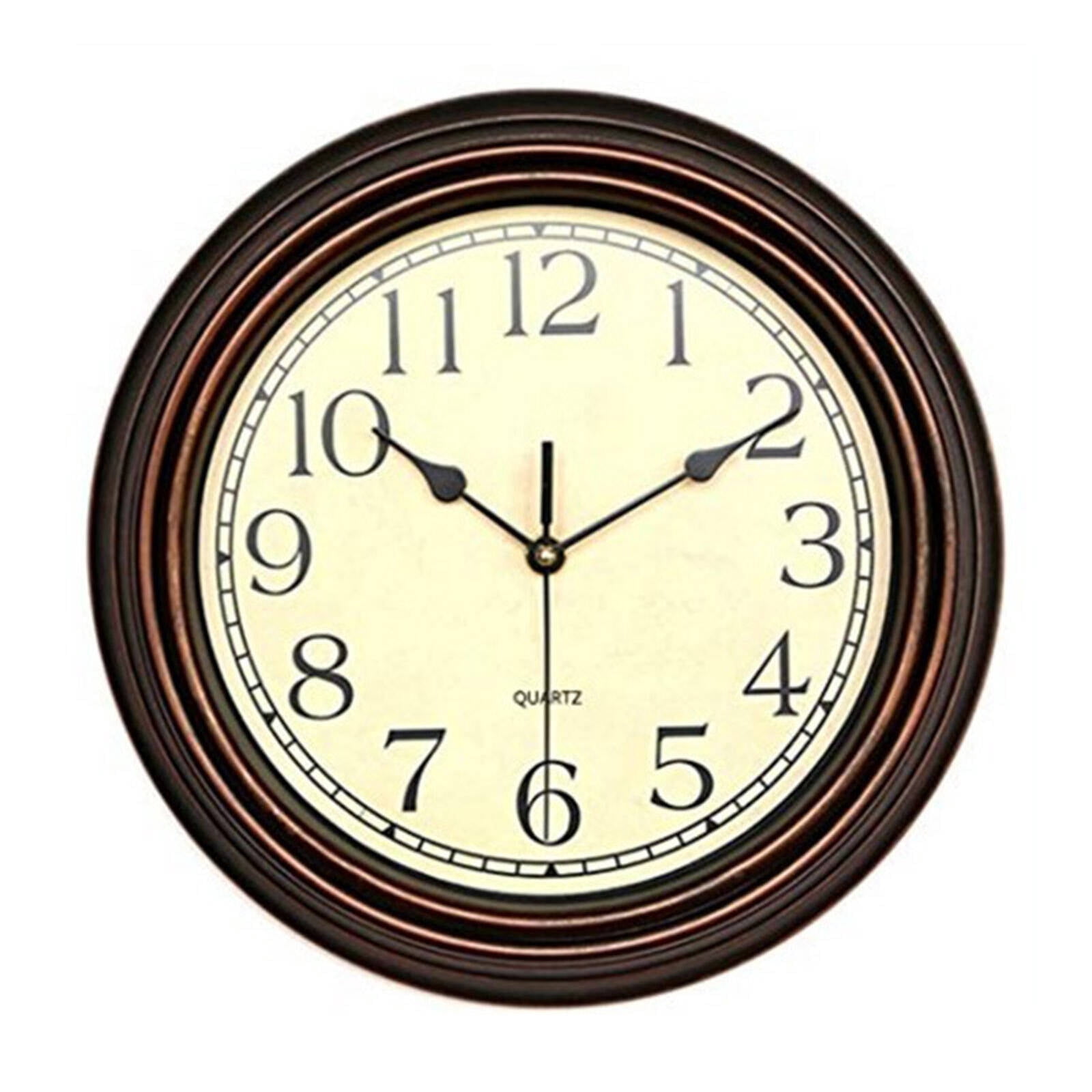 DESIGNICE Wall Clock,Classic European Vintage Design Bathroom Clock ...