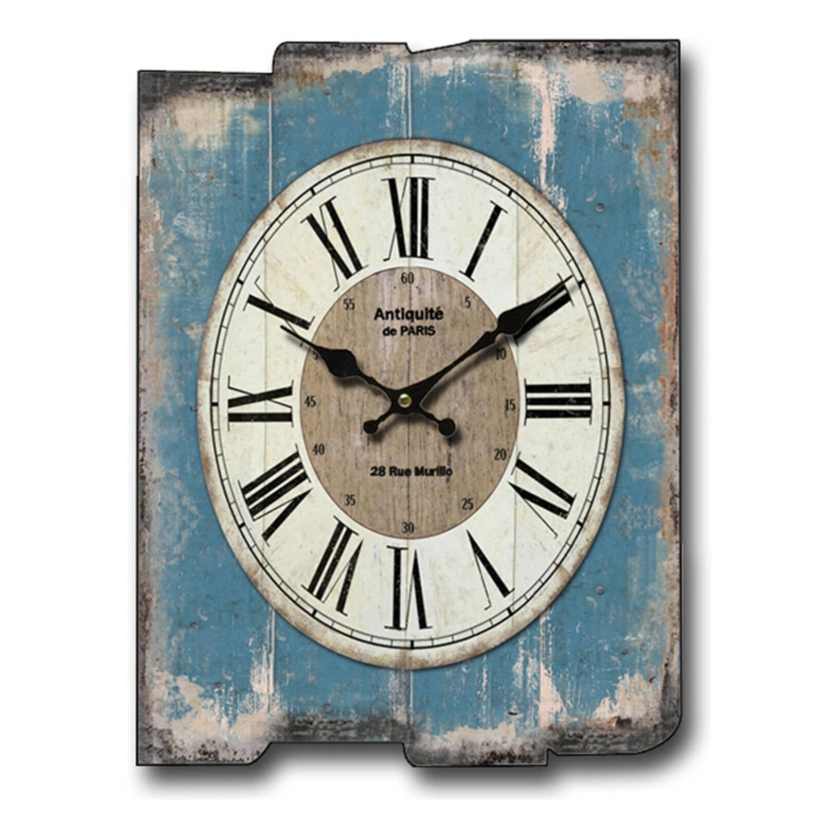 DESIGNICE Wall Clock,Classic Square Shape Large Wall Clock,Smooth ...