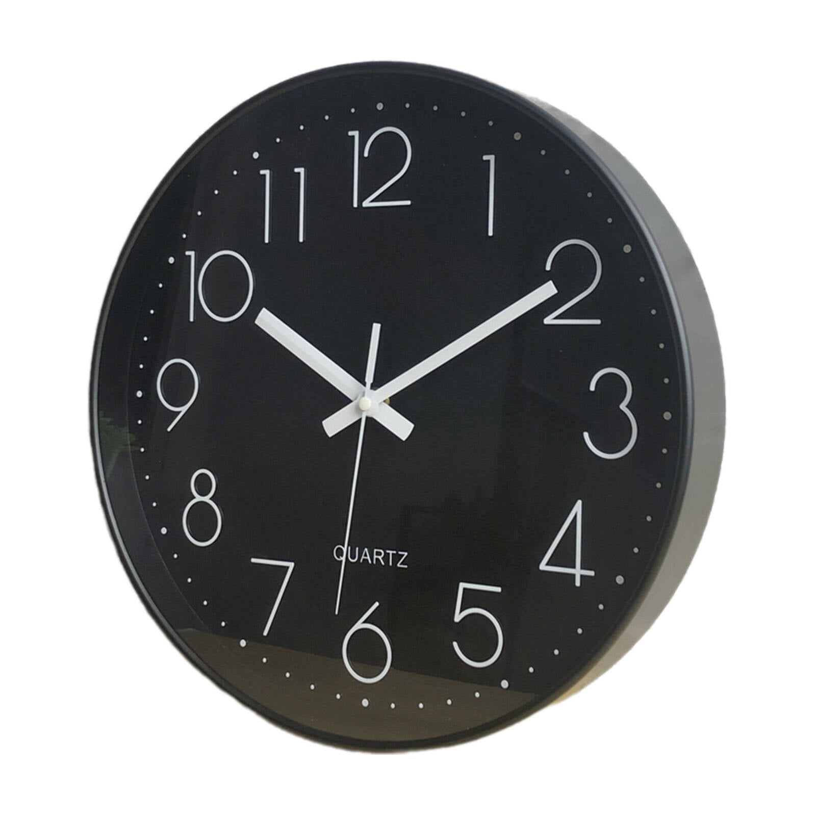 DESIGNICE Wall Clock,Clear Mirror Surface Wall Clocks Battery Operated ...
