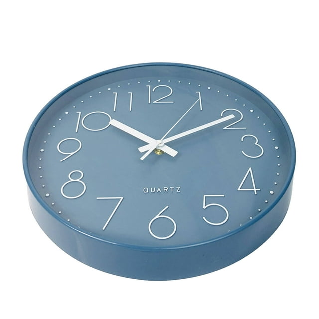DESIGNICE Wall Clock,Clear Mirror Surface Wall Clocks Battery Operated ...
