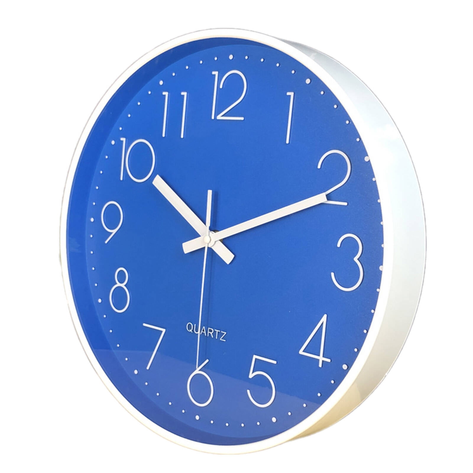 DESIGNICE Wall Clock,Clear Mirror Surface Wall Clocks Battery Operated ...