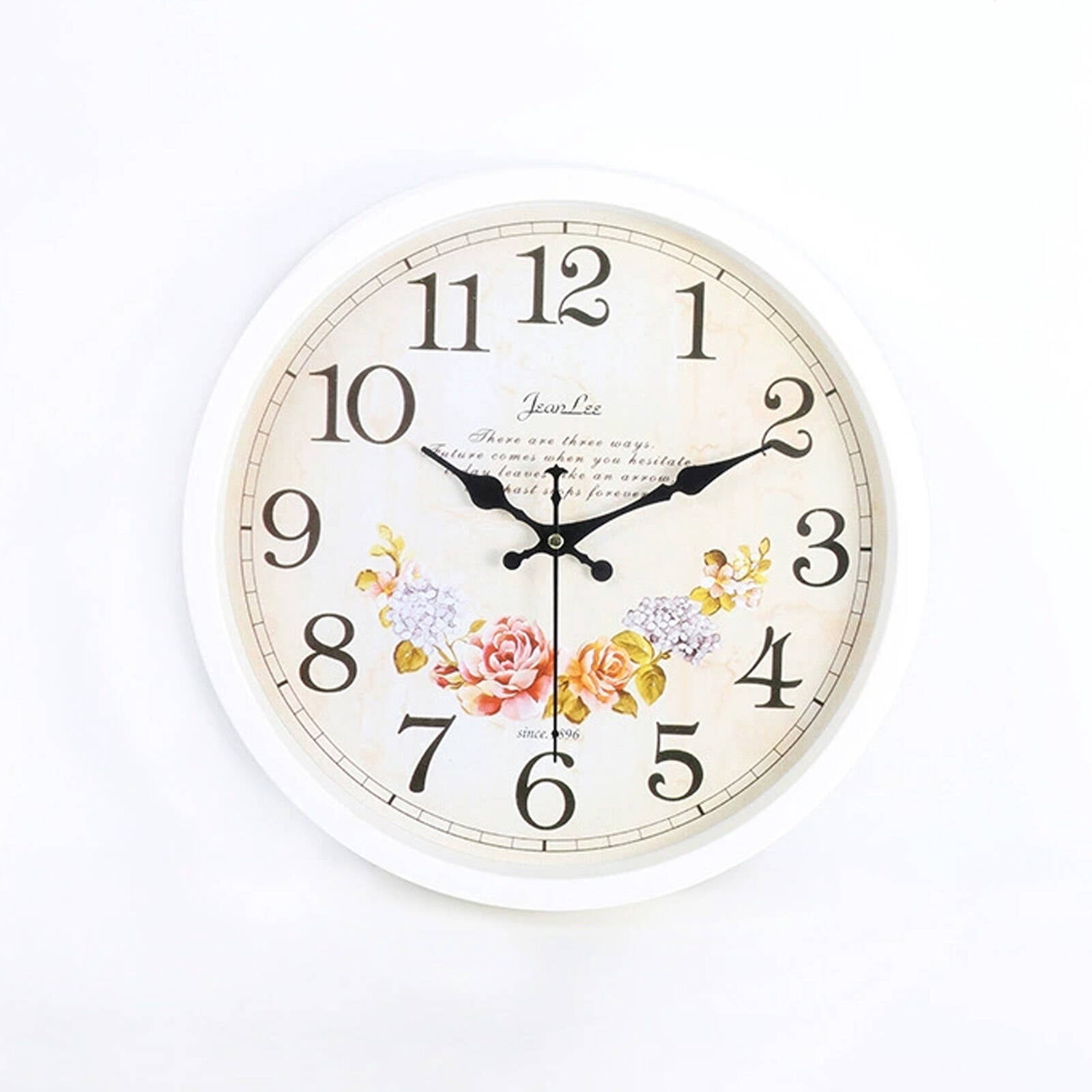 DESIGNICE Wall Clock Clear Numbers Living Room Wall Decor Precise ...