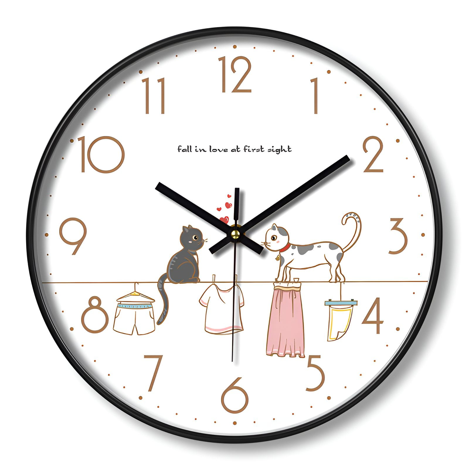 DESIGNICE Wall Clock,Eco Materials Modern Wall Clock,Long-Lasting ...