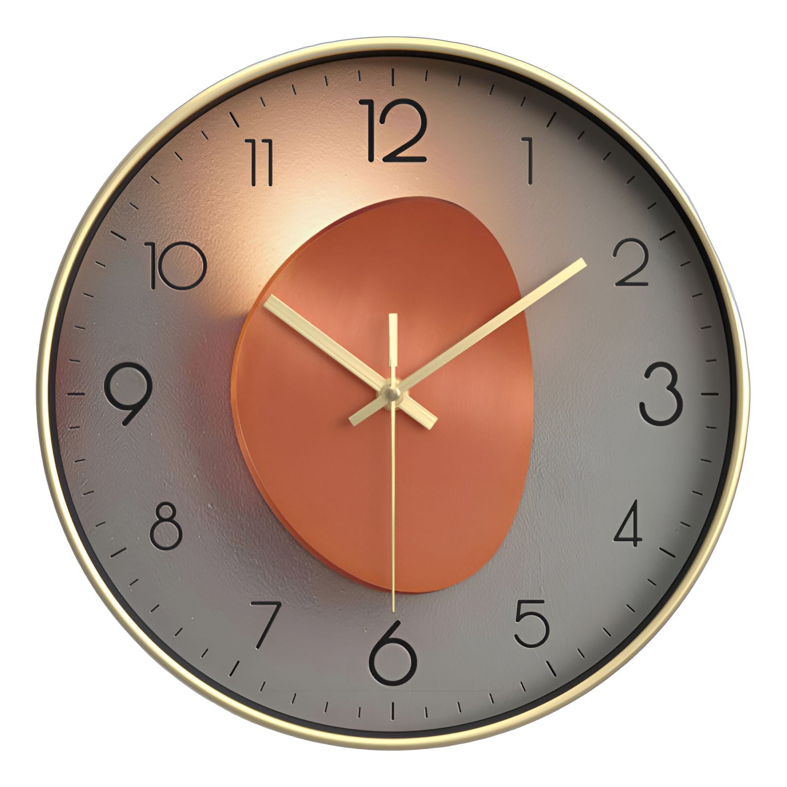 DESIGNICE Wall Clock,Effortless Install Modern Wall Clock,Stylish Frame ...