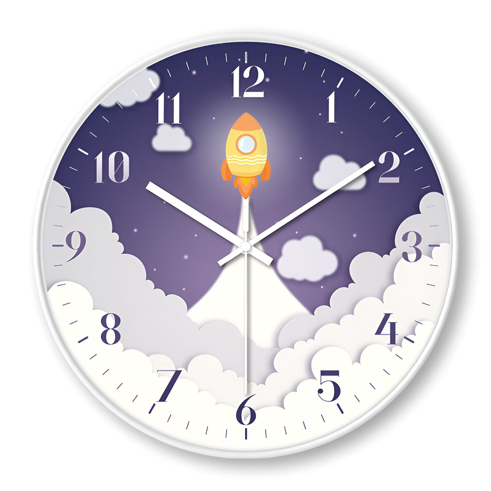 DESIGNICE Wall Clock,Elegant Framework Modern Wall Clock,Stylish ...