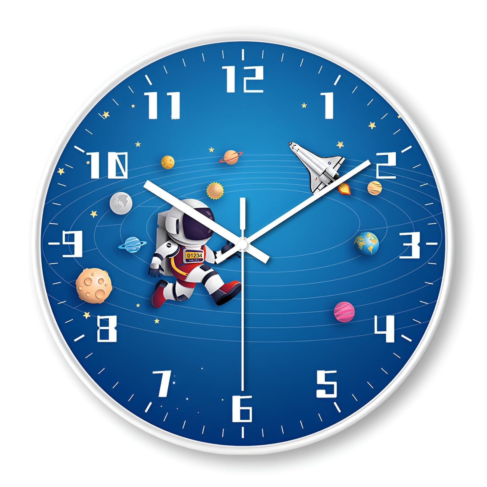 DESIGNICE 2Pcs Wall Clock,14in Small Wall Clock,Modern Design Wall ...