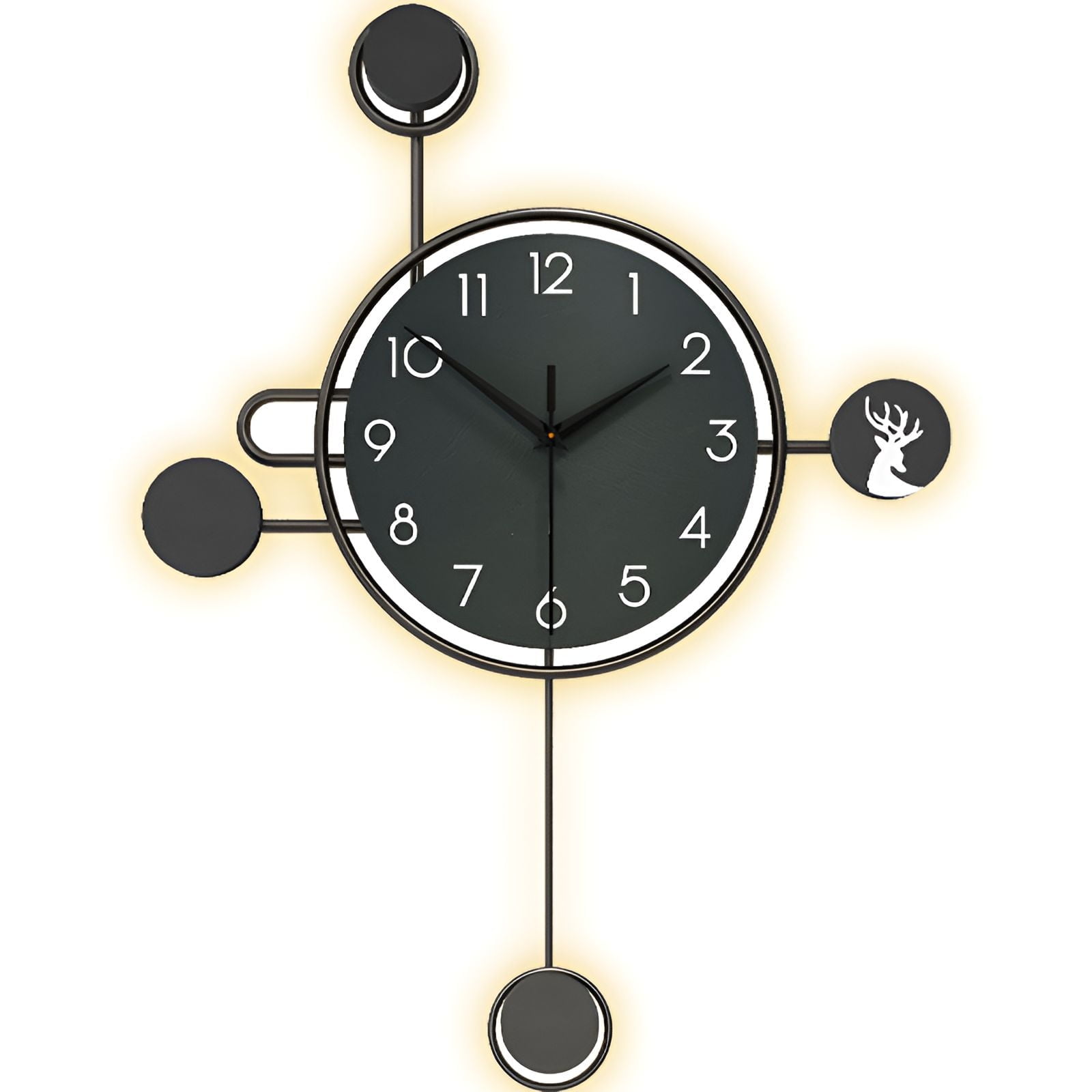 DESIGNICE Wall Clock,15.75×23.62in Small Wall Clock,Reloj De Pared Para ...