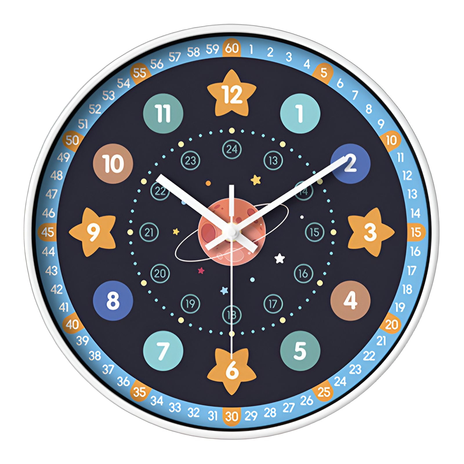 DESIGNICE Wall Clock,12in Modern Wall Clock,Stylish Clock Wall Clocks ...