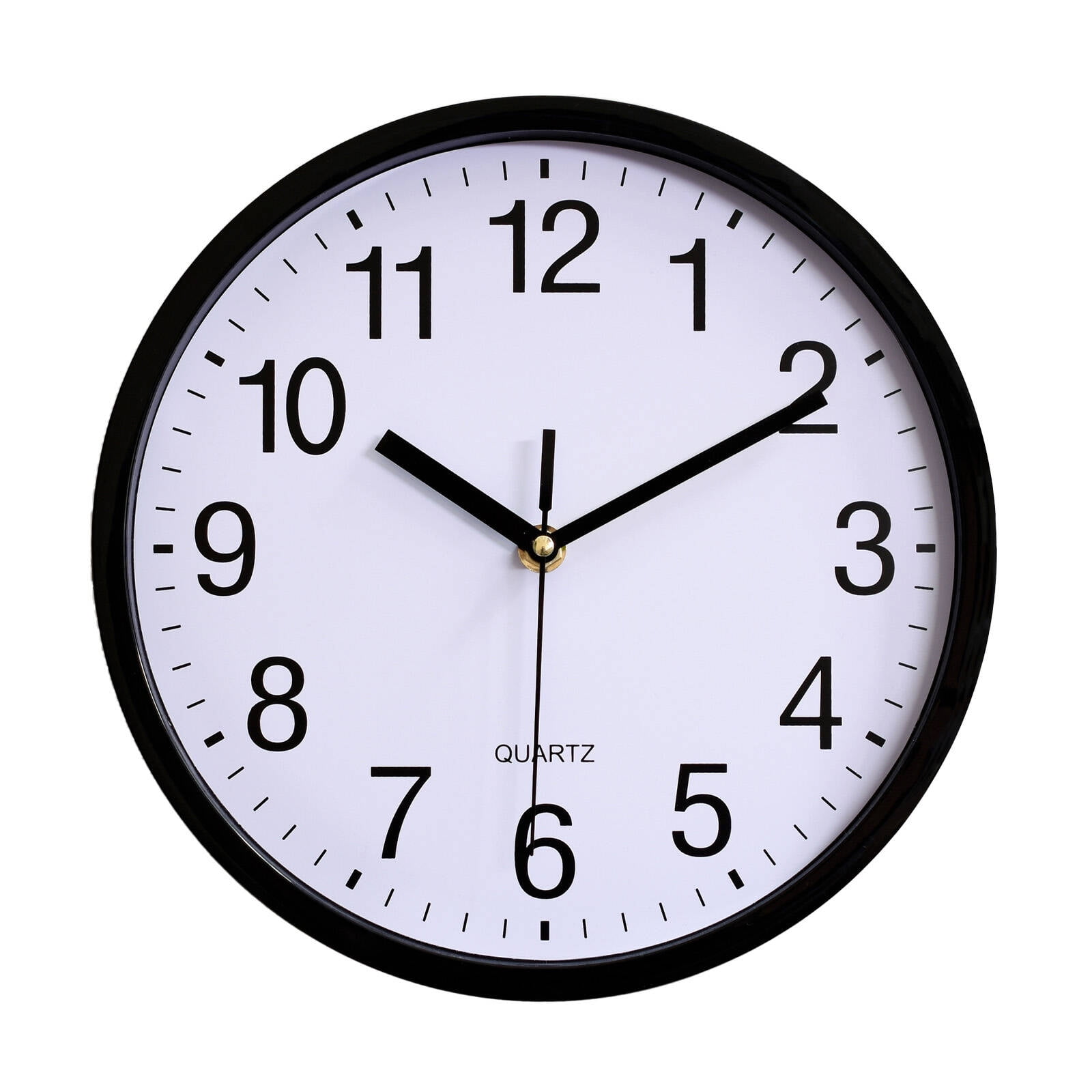 DESIGNICE Wall Clock,Large Clear Numbers Bathroom Clock,Simple to Read ...