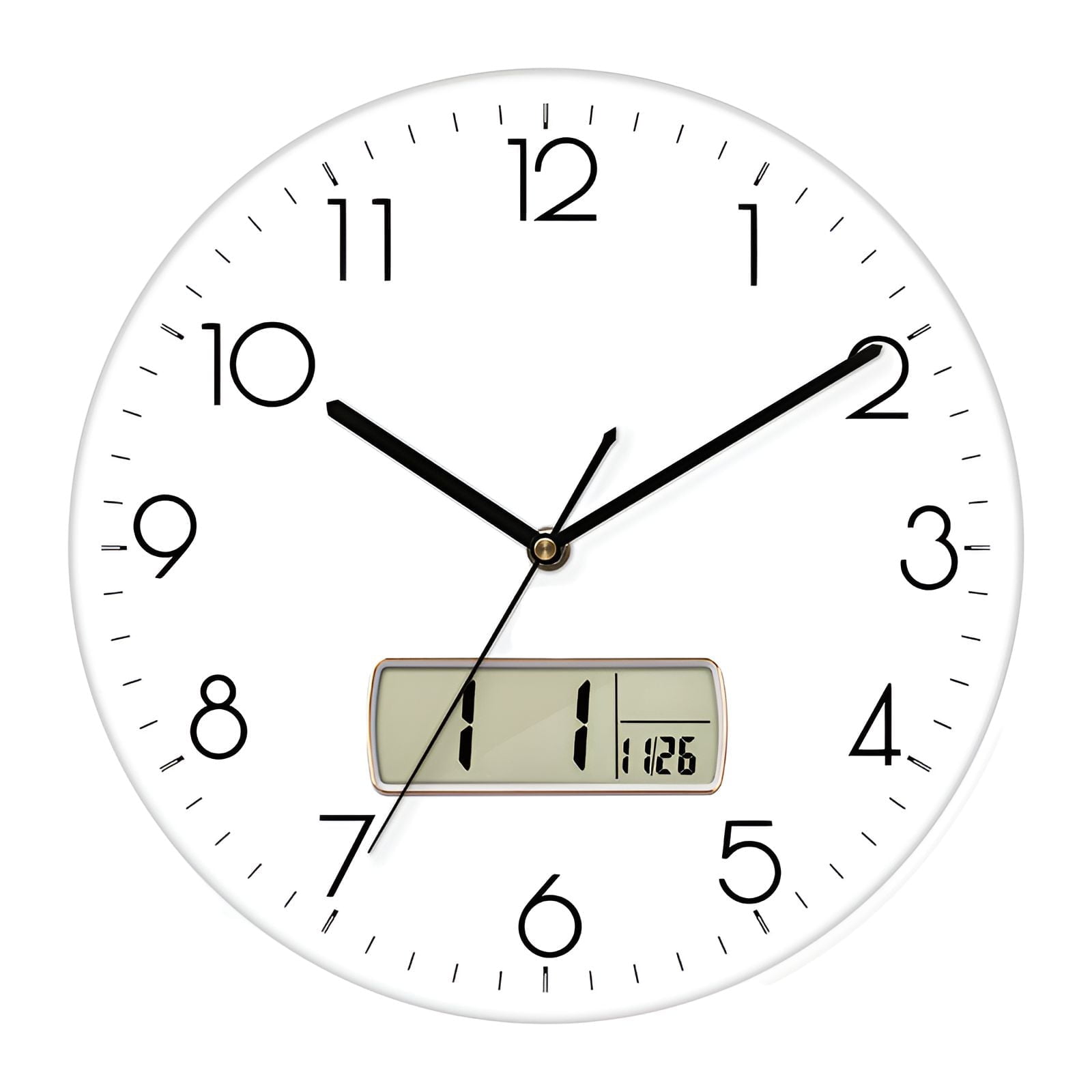 DESIGNICE Wall Clock,Large Digital Clockface Modern Wall Clock,Ultimate ...