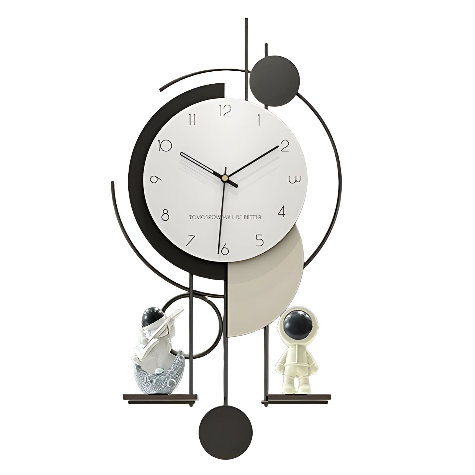 DESIGNICE Wall Clock,Minimal Framework Modern Wall Clock,Bold Presence ...