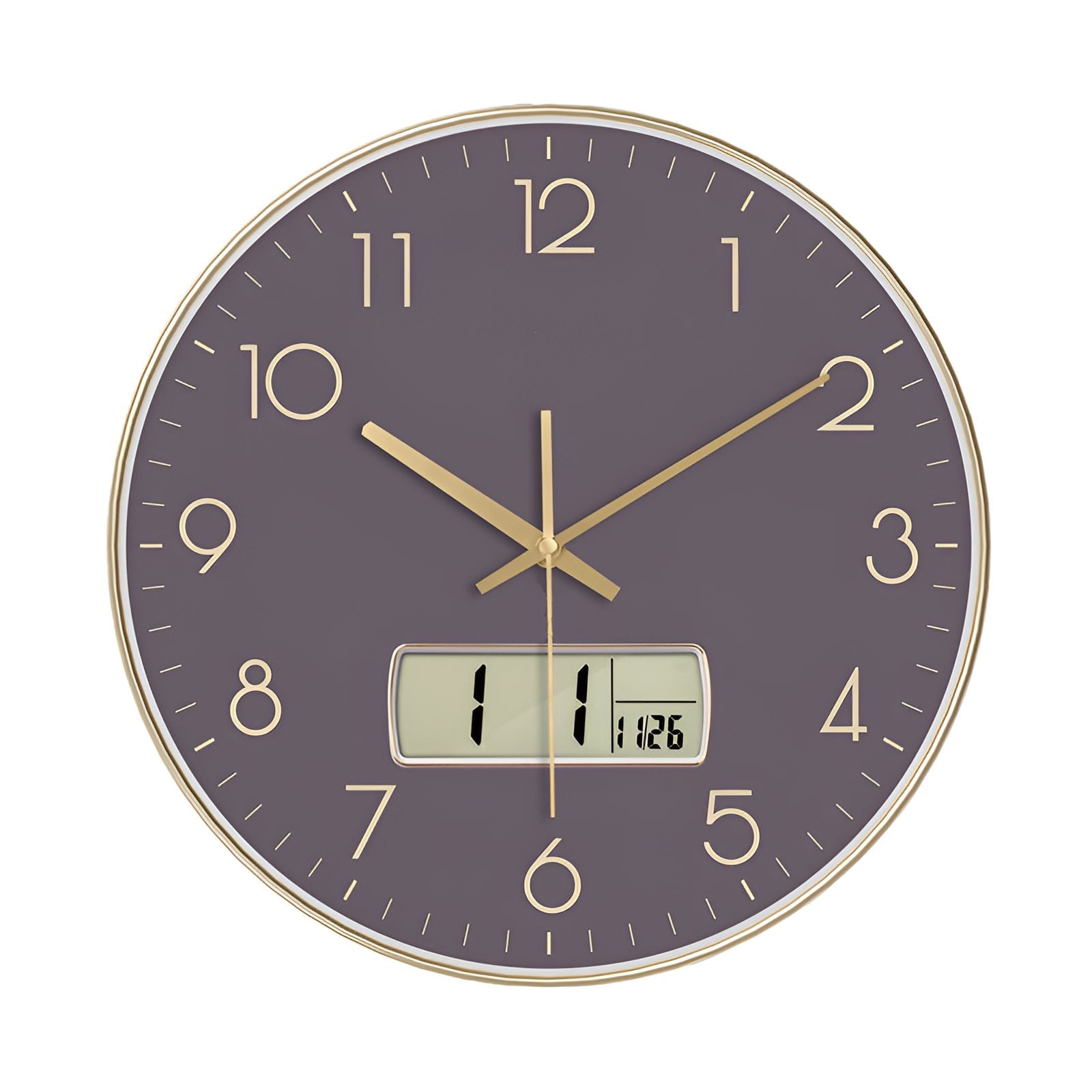 DESIGNICE Wall Clock,Minimalist Clock Face Modern Wall Clock,Reinforced ...
