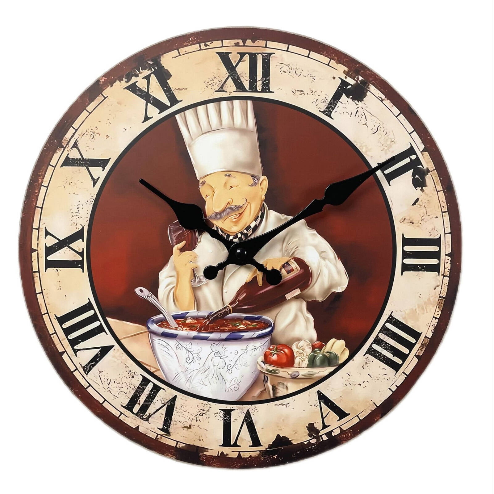 DESIGNICE Wall Clock,Minimalist Clock Large Wall Clock,Silent Mechanism ...