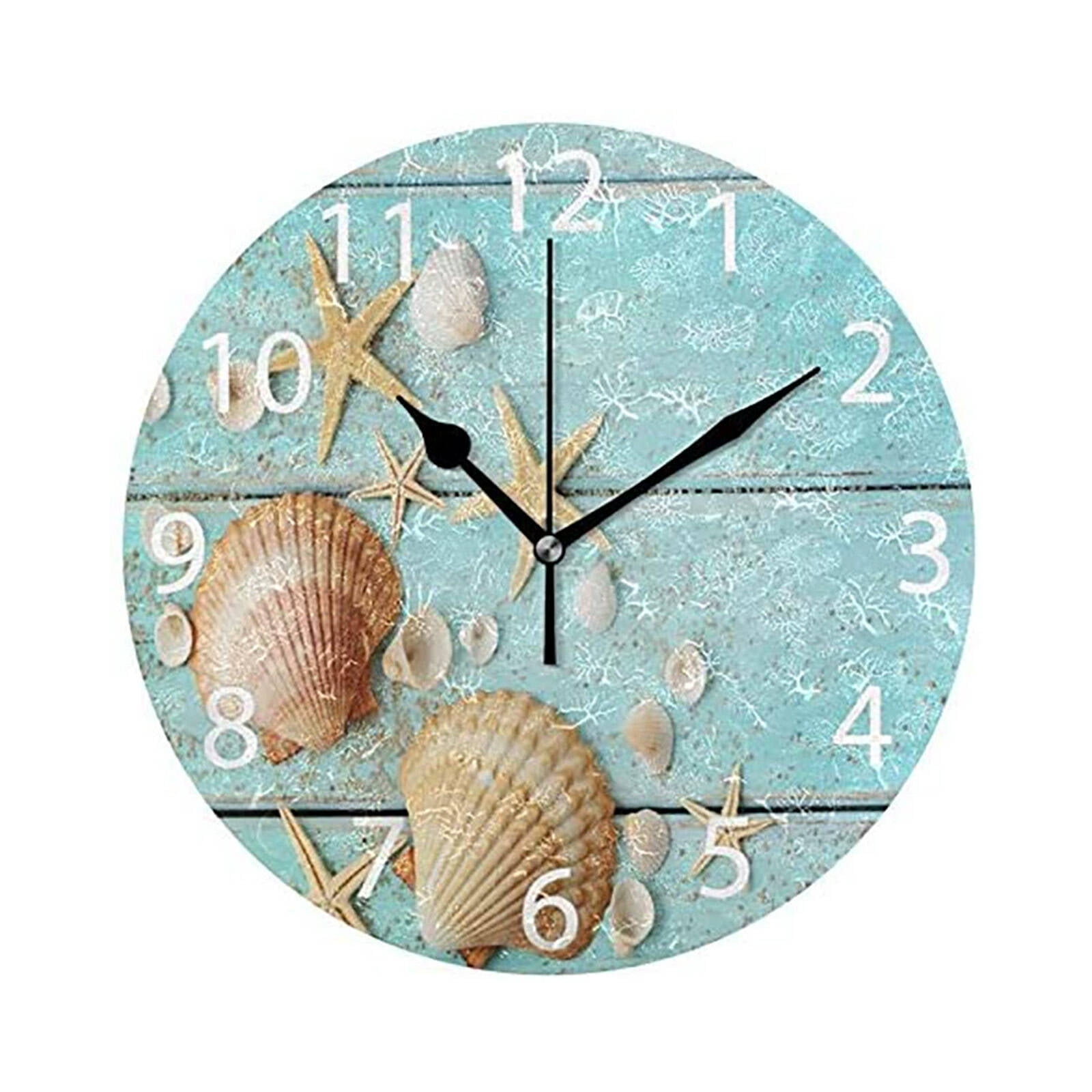 DESIGNICE Wall Clock Modern Living Room Wall Decor Long-Lasting Use ...