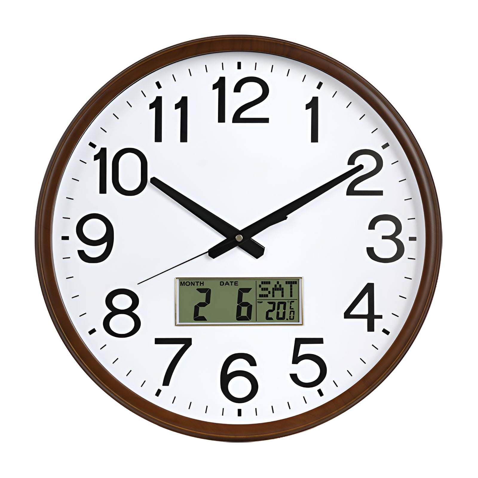DESIGNICE Wall Clock,Noise-Free Modern Wall Clock,Silent Mechanism ...