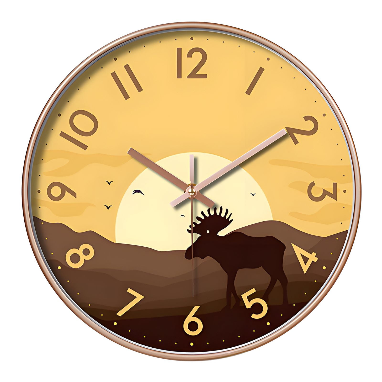 DESIGNICE Wall Clock,Noisy-Free Modern Wall Clock,Smooth Operation ...