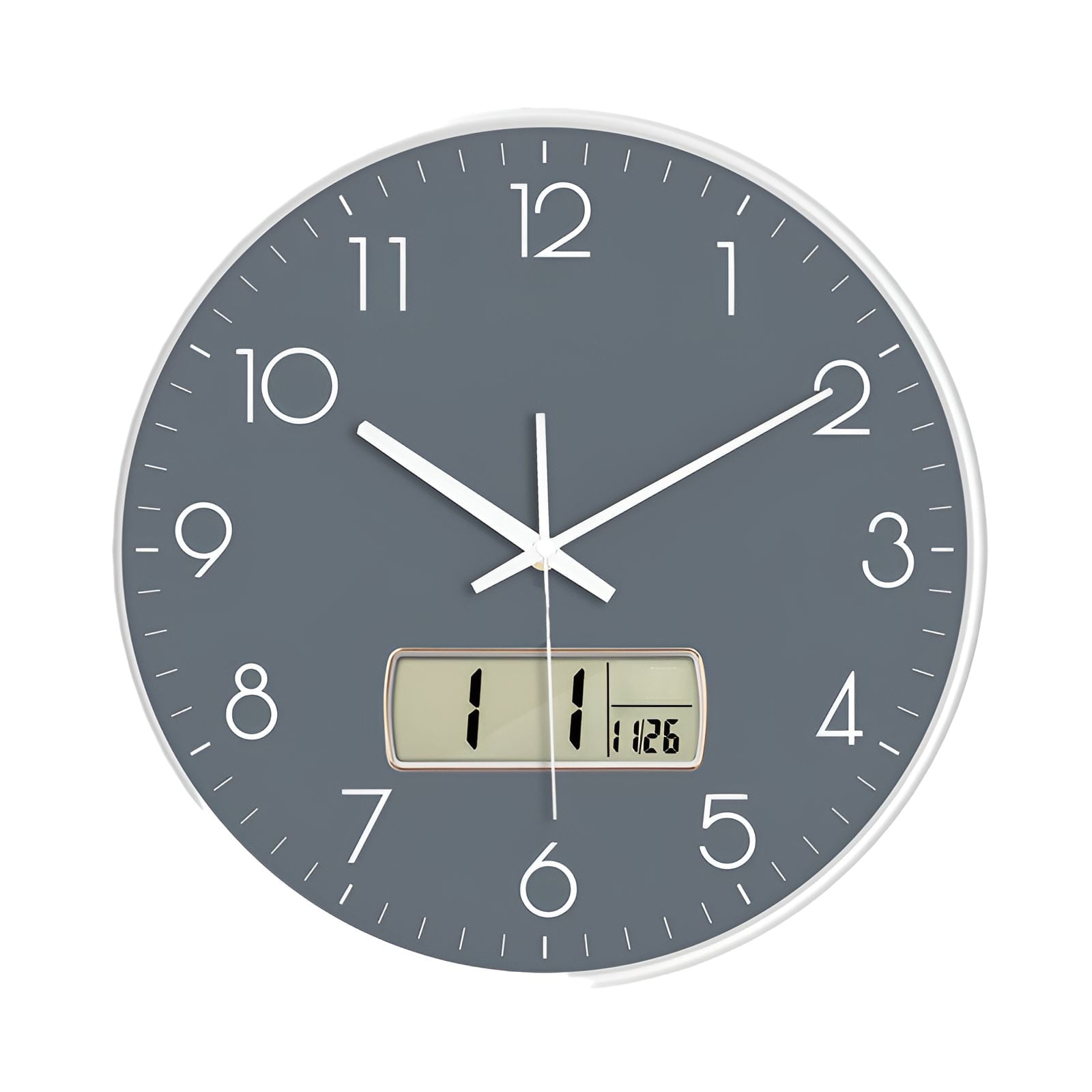 DESIGNICE Wall Clock,Optimized Gear System Modern Wall Clock,Silent ...