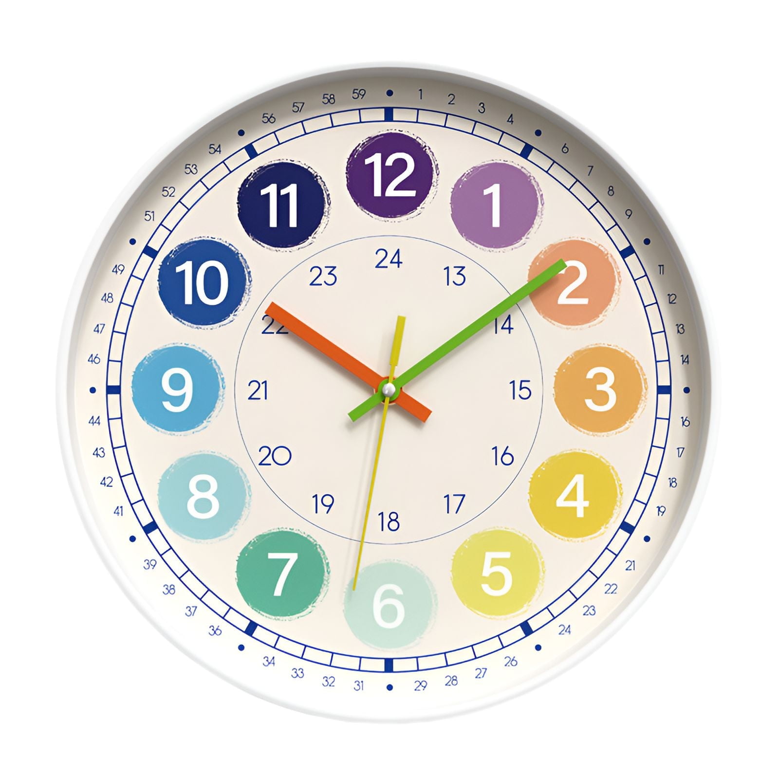 DESIGNICE Wall Clock,Precise Quartz Modern Wall Clock,Playful Clock ...