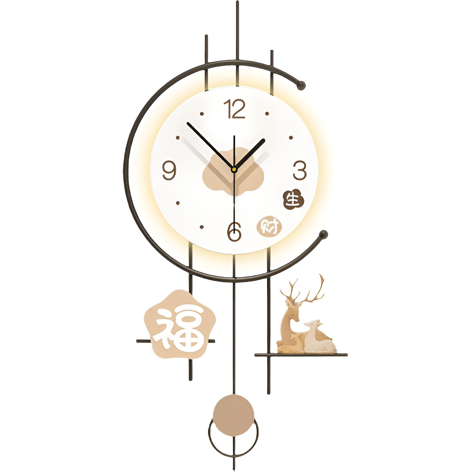 DESIGNICE Wall Clock,Precise Timekeeping Modern Wall Clock,Daily Use ...