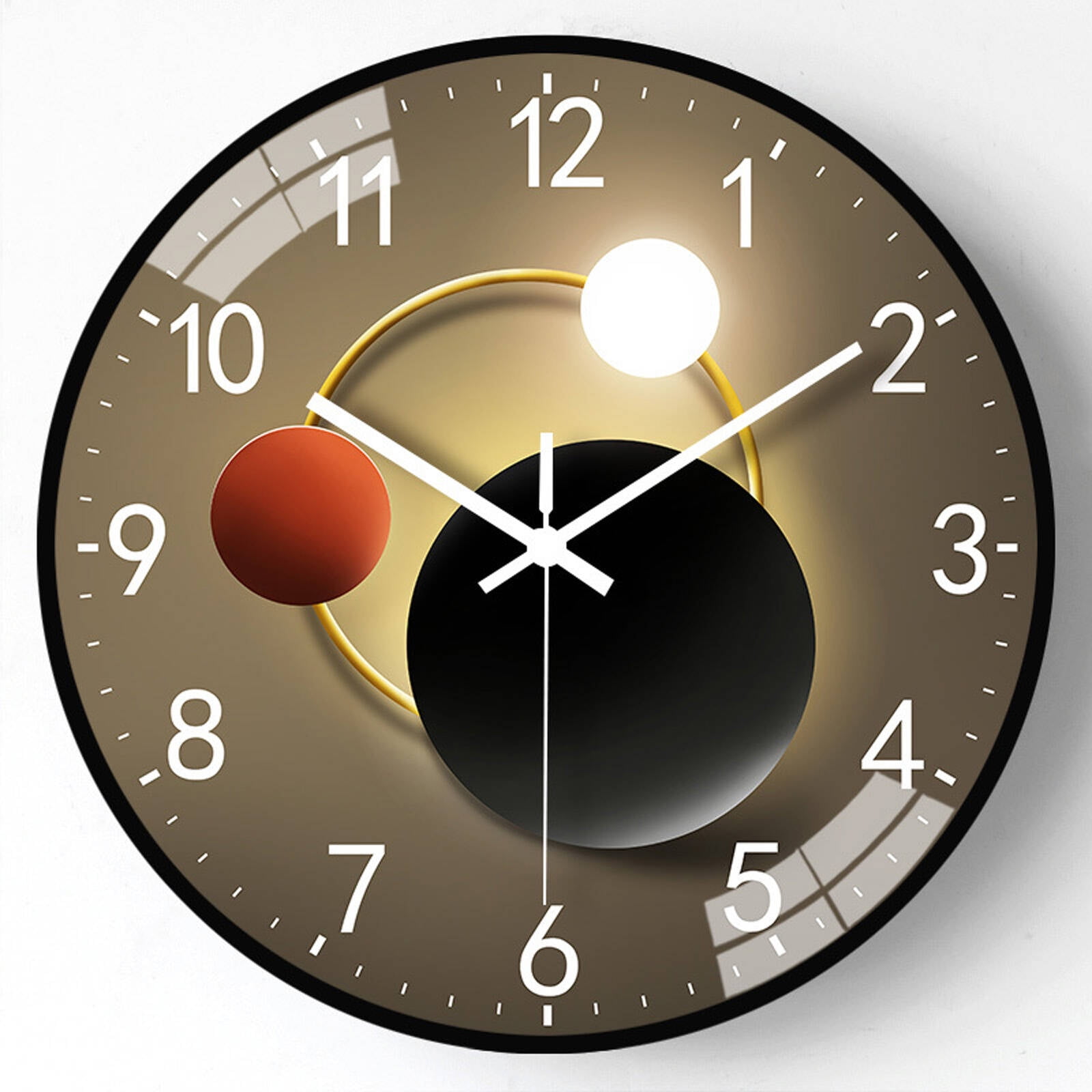 DESIGNICE Wall Clock,Quiet and Calm Large Wall Clock,Decorative Design ...