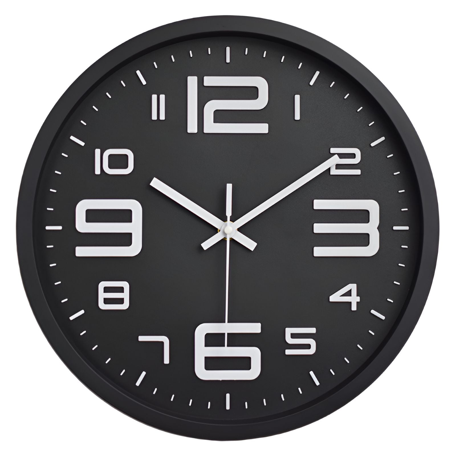 DESIGNICE 2Pcs Wall Clock,12in Wall Clocks Battery Operated,Easy ...