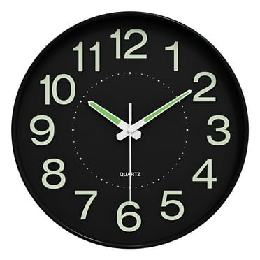 Infinity 90/1224-1 Combination 12/24 Hour Wall Clock 12 Inch Diameter ...
