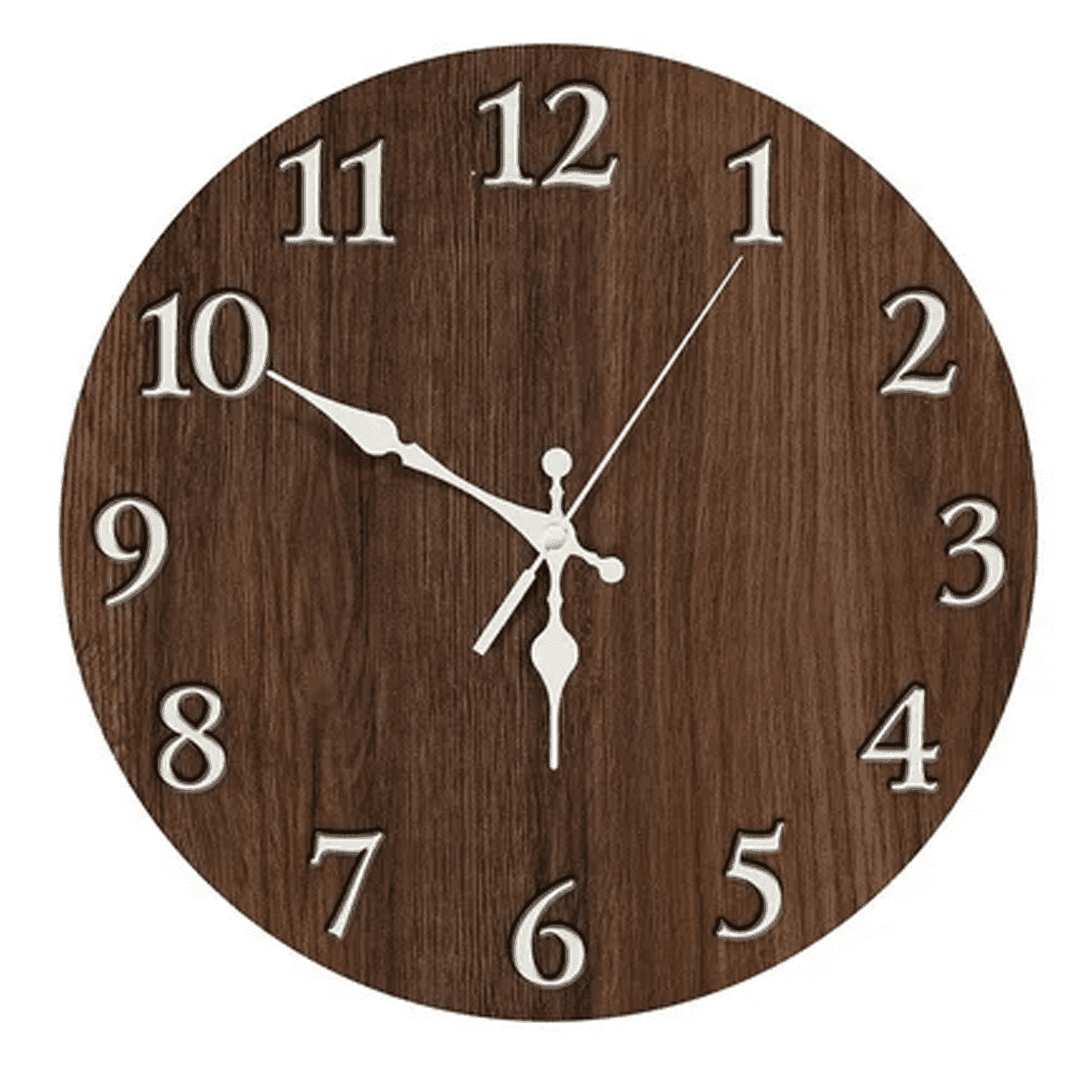 DESIGNICE Wall Clock,Retro American Style Design Wall Clocks Battery ...