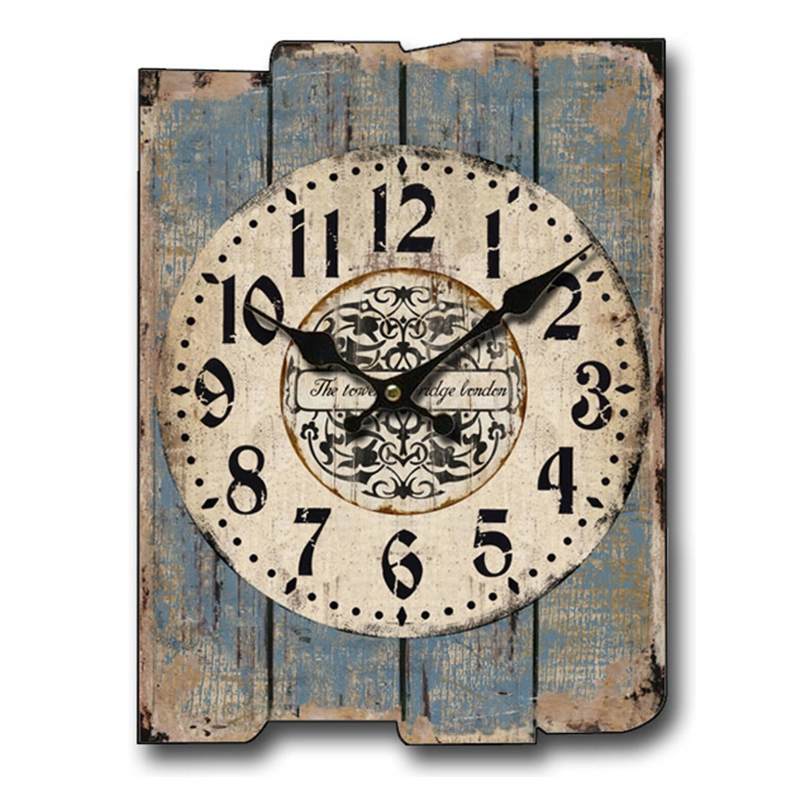 DESIGNICE Wall Clock,Retro Look Large Wall Clock,Strong Clock Hands Eco ...