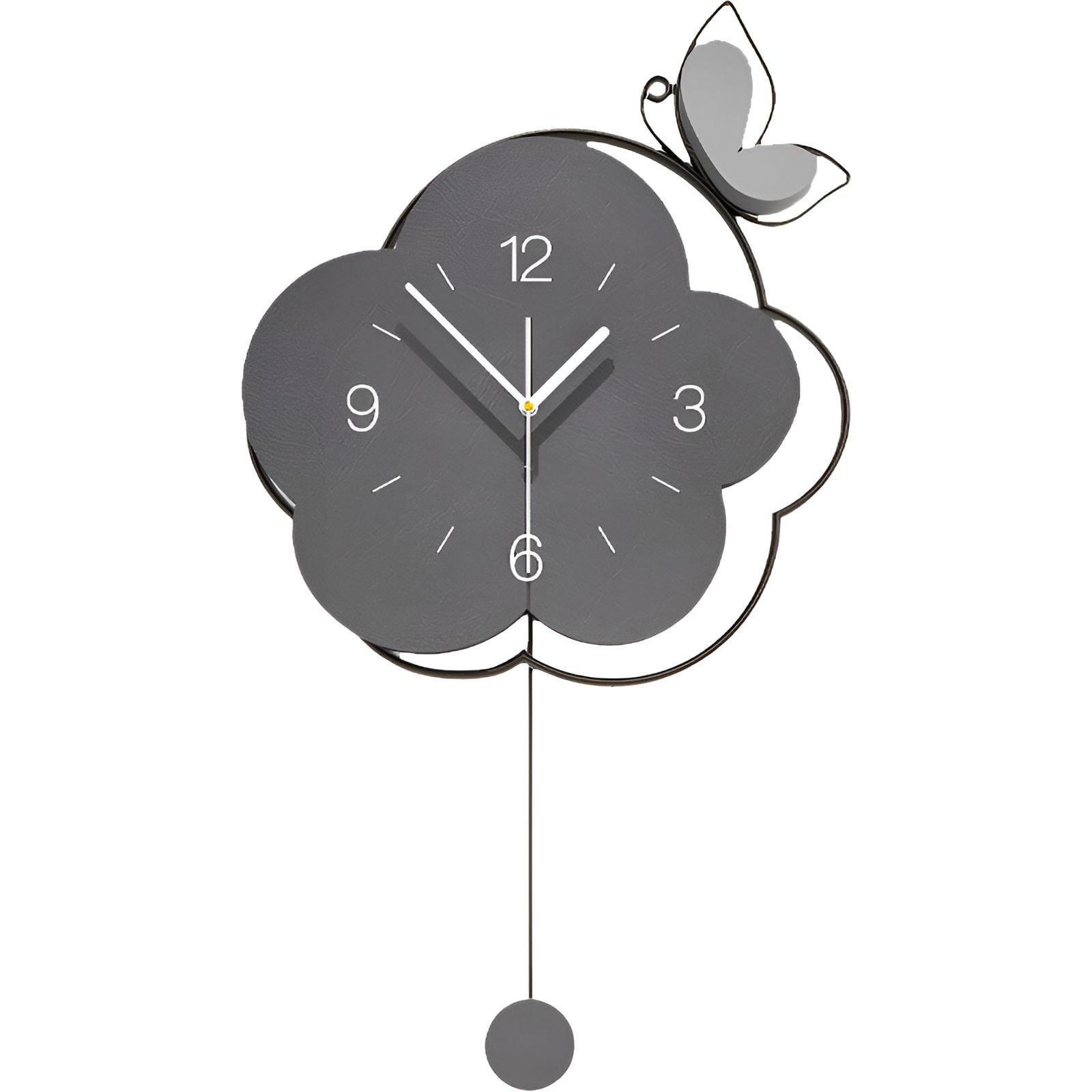 DESIGNICE Wall Clock,Romantic Design Modern Wall Clock,Elegant Color ...