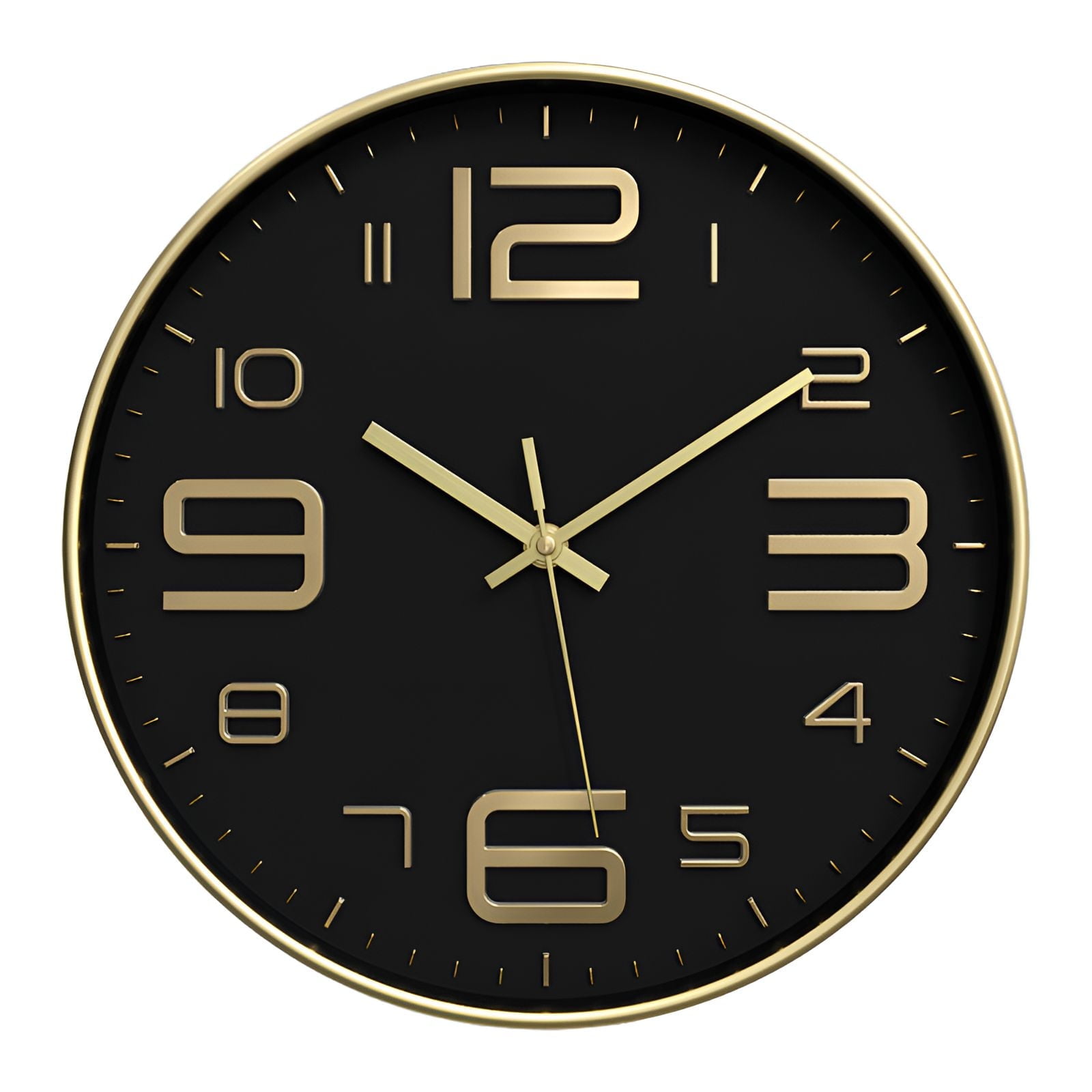 DESIGNICE Wall Clock,Silent Clock Modern Wall Clock,Clear Numbers ...