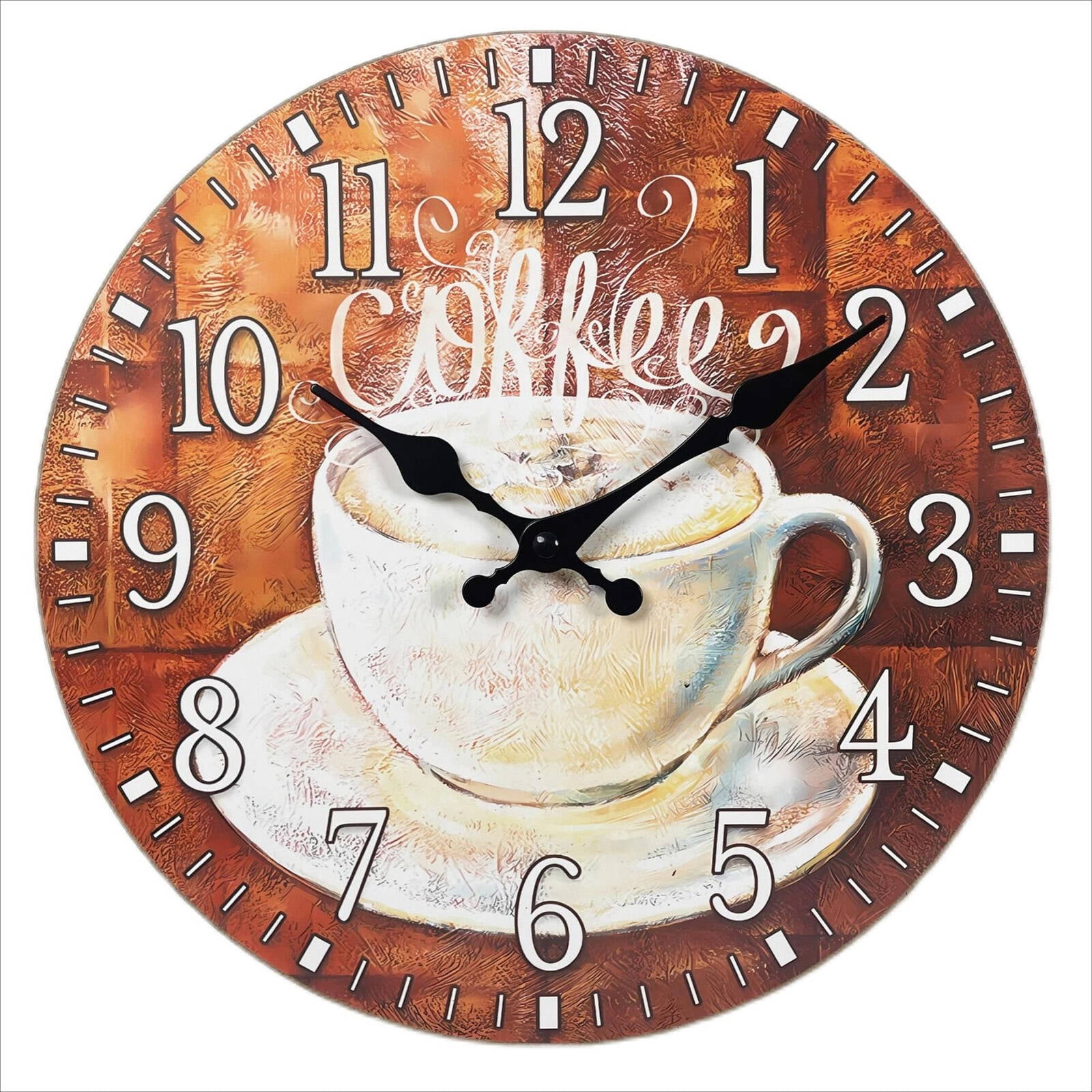 DESIGNICE Wall Clock,Spacious Dial Small Wall Clock,Silent Sweep ...