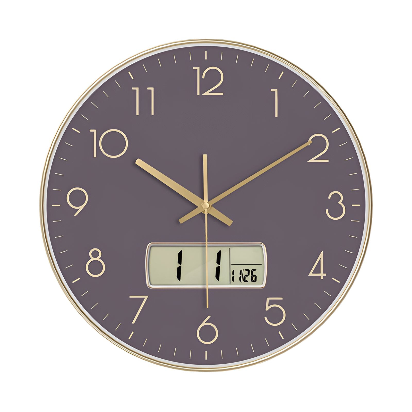 DESIGNICE Wall Clock,Stable Rotation Gear Modern Wall Clock,Silent ...