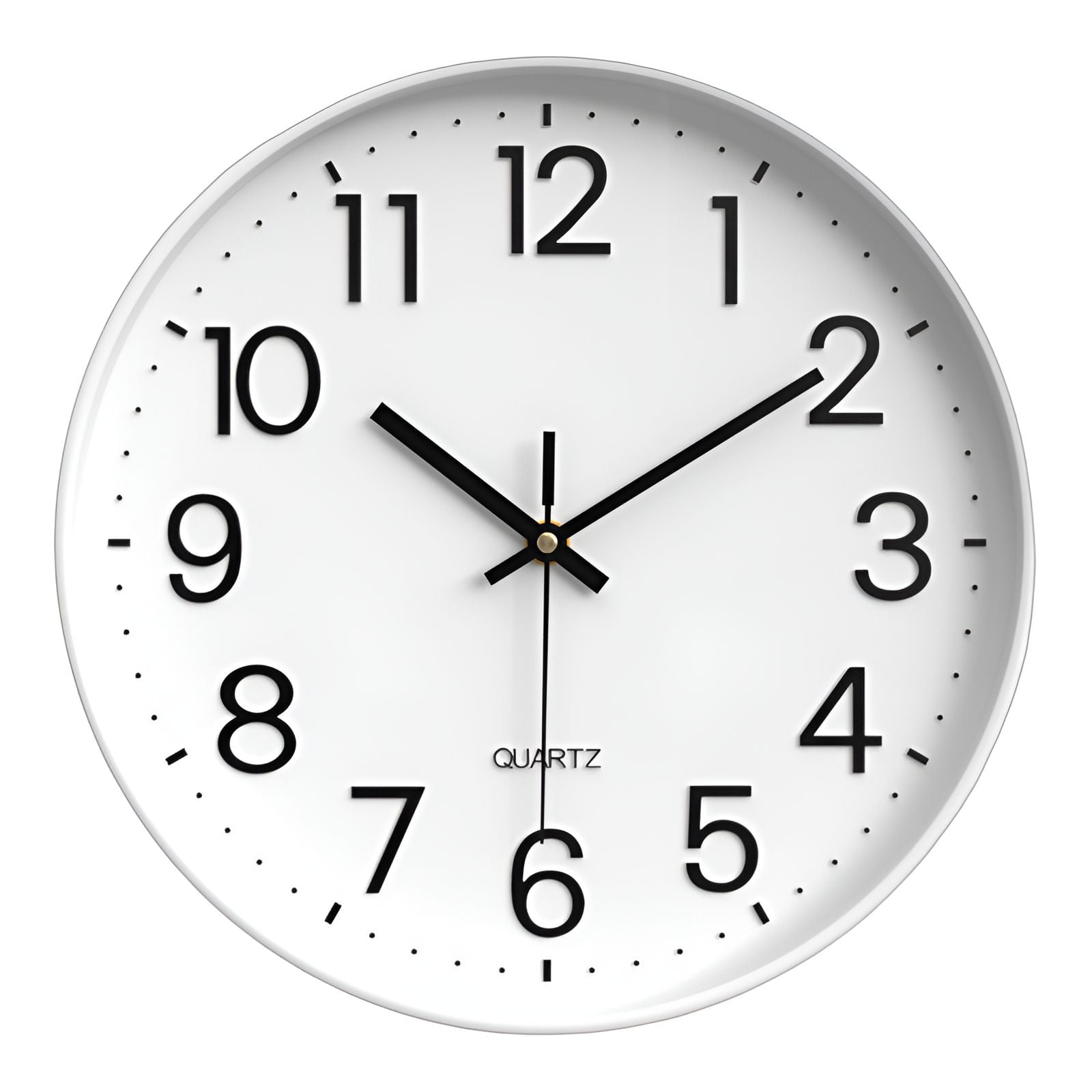 DESIGNICE Wall Clock,Streamlined Clock Modern Wall Clock,Minimalist ...