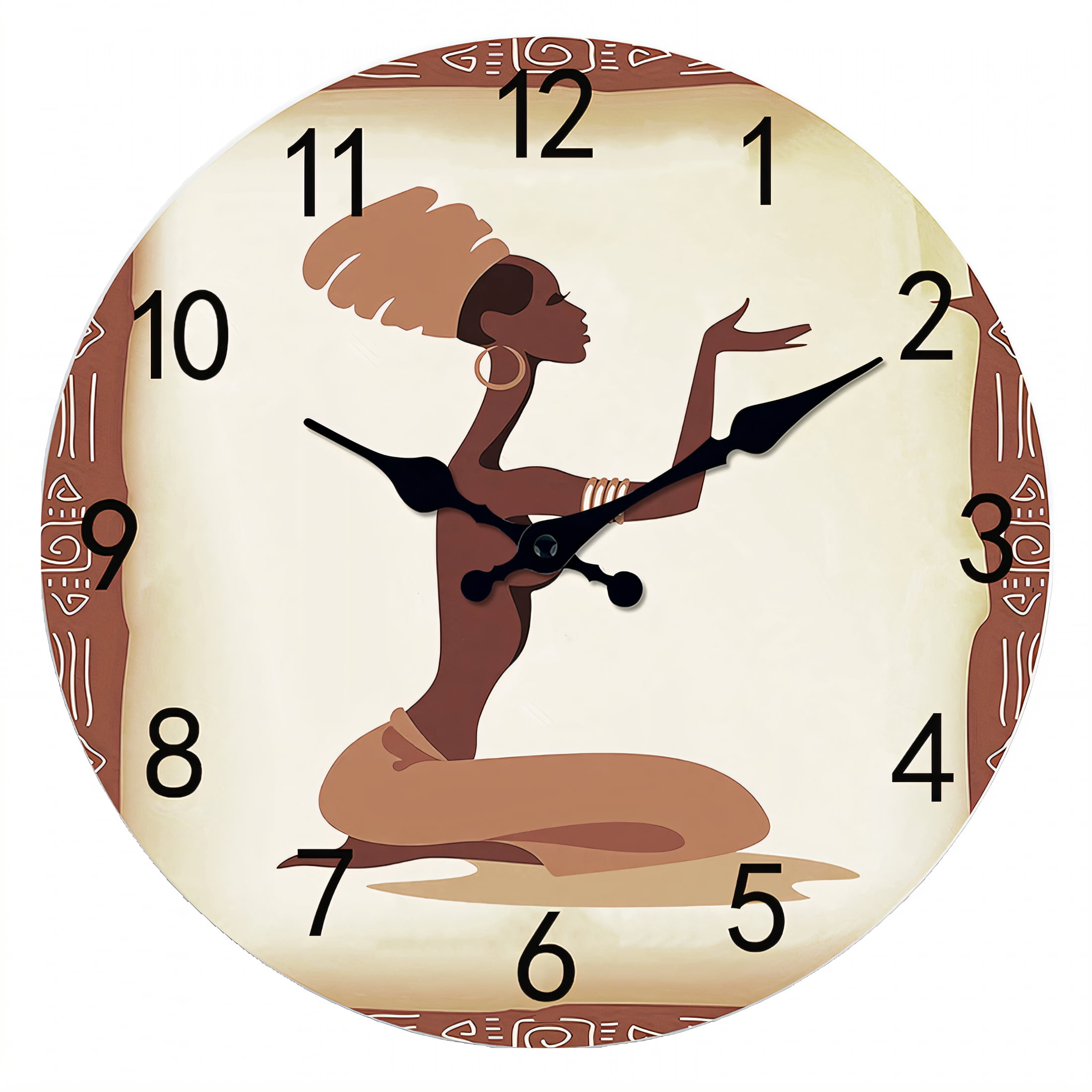 DESIGNICE Wall Clock,Streamlinedclock Modern Wall Clock,Silent ...