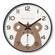 32 Inches Silent Wall Clock-Mirror Glass with Roman Numerals for ...