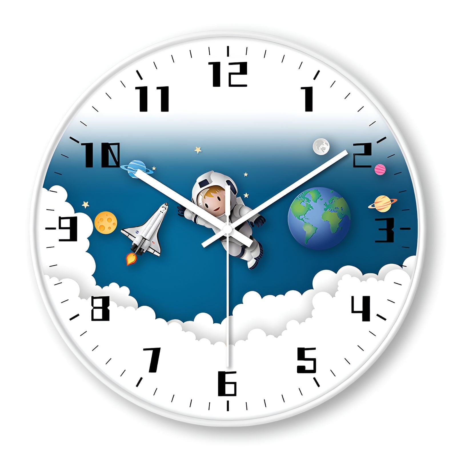 DESIGNICE Wall Clock,Subtle Refinement Modern Wall Clock,Balanced ...