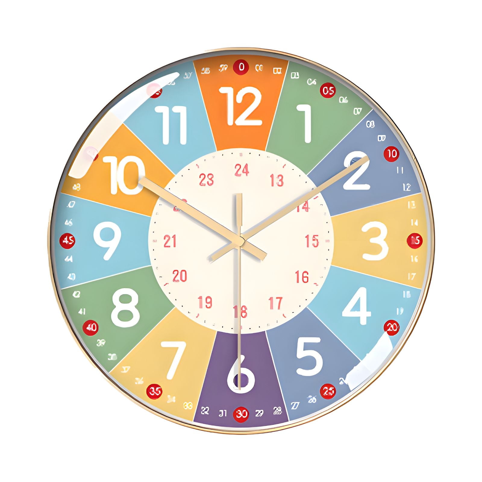 DESIGNICE Wall Clock,Ultra-Clear Time Readout Modern Wall Clock ...