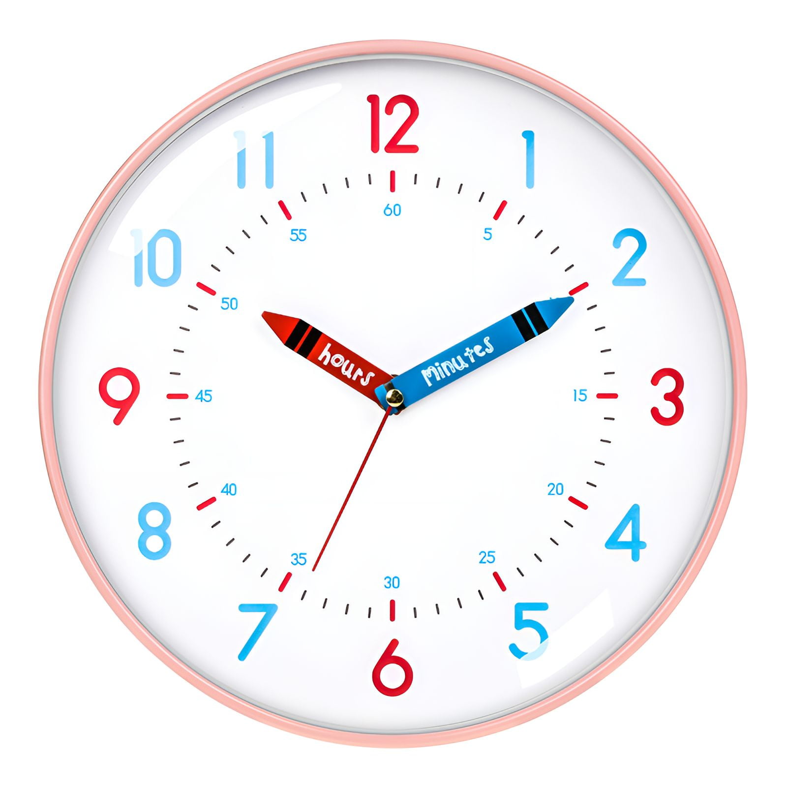 DESIGNICE Wall Clock,Uncluttered Beauty Modern Wall Clock,Gentle Flow ...
