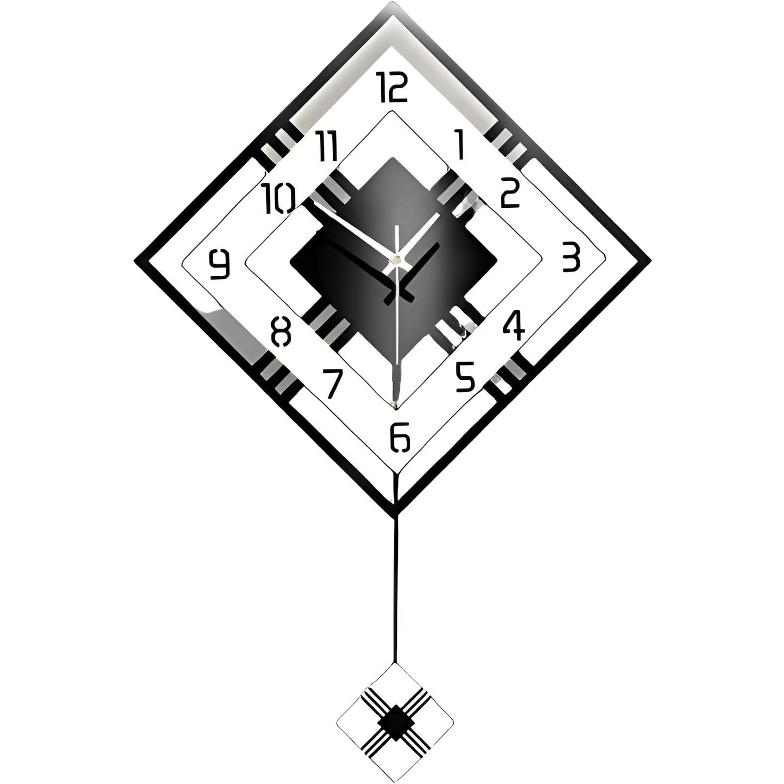 DESIGNICE Wall Clock,Unique Design Modern Wall Clock,Octagonal Shape ...