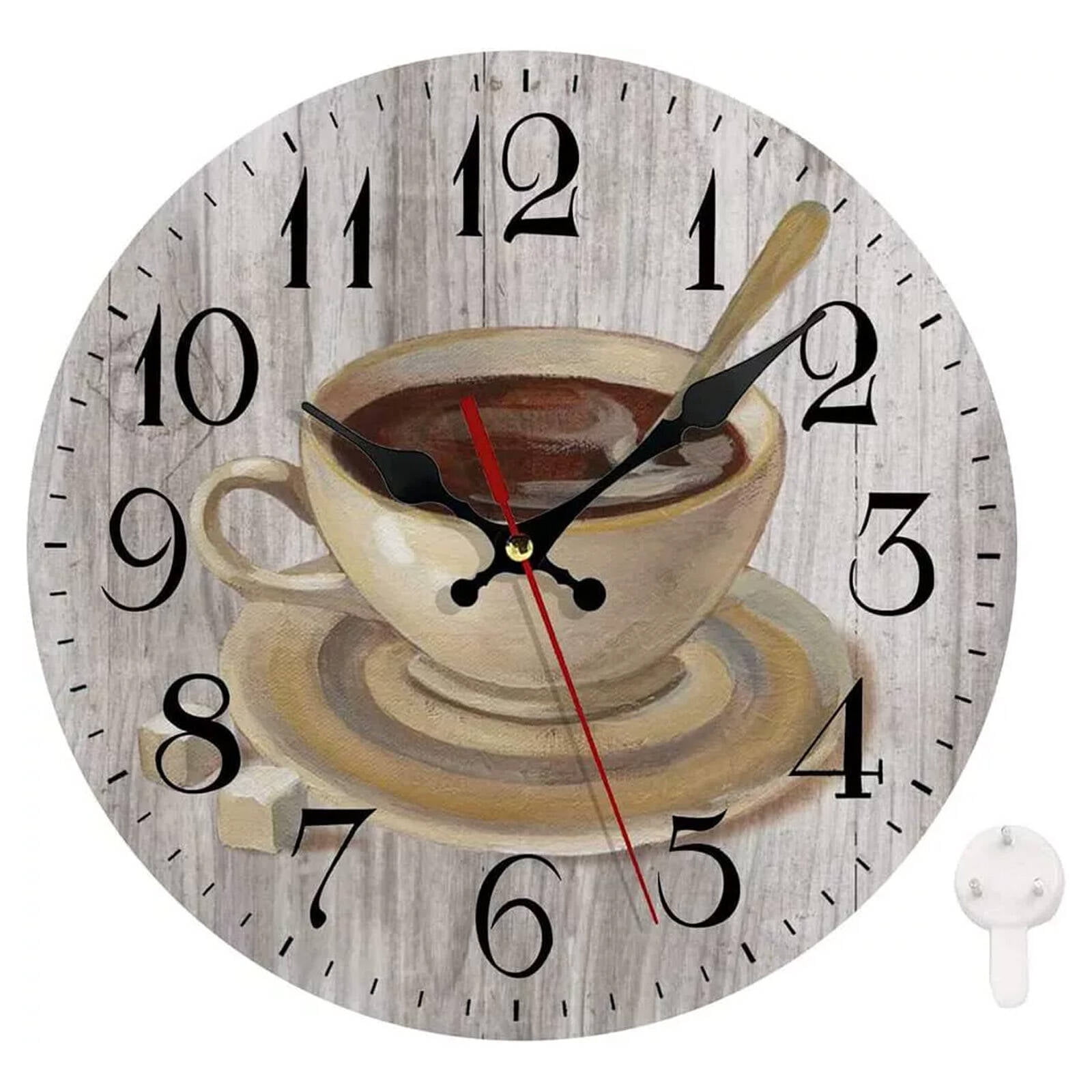 DESIGNICE Wall Clock Unique Living Room Wall Decor Creative European ...