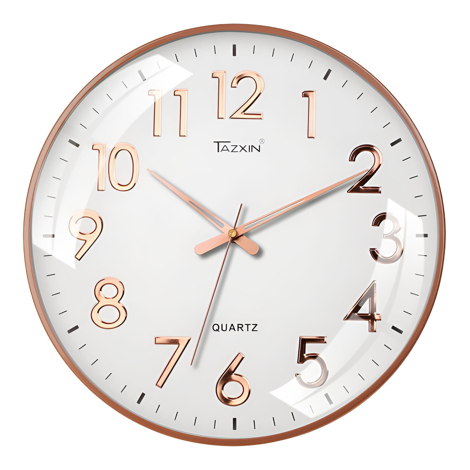 DESIGNICE Wall Clock,Wide Viewing Angle Modern Wall Clock,Elevated ...
