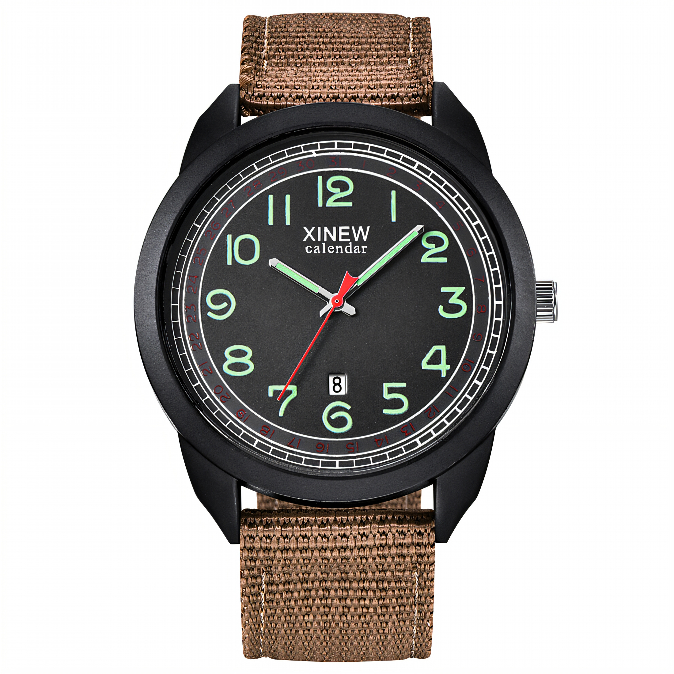 DESIGNICE Waterproof Watch,Lightweight Nylon Strap Wrist Watch,Daily ...