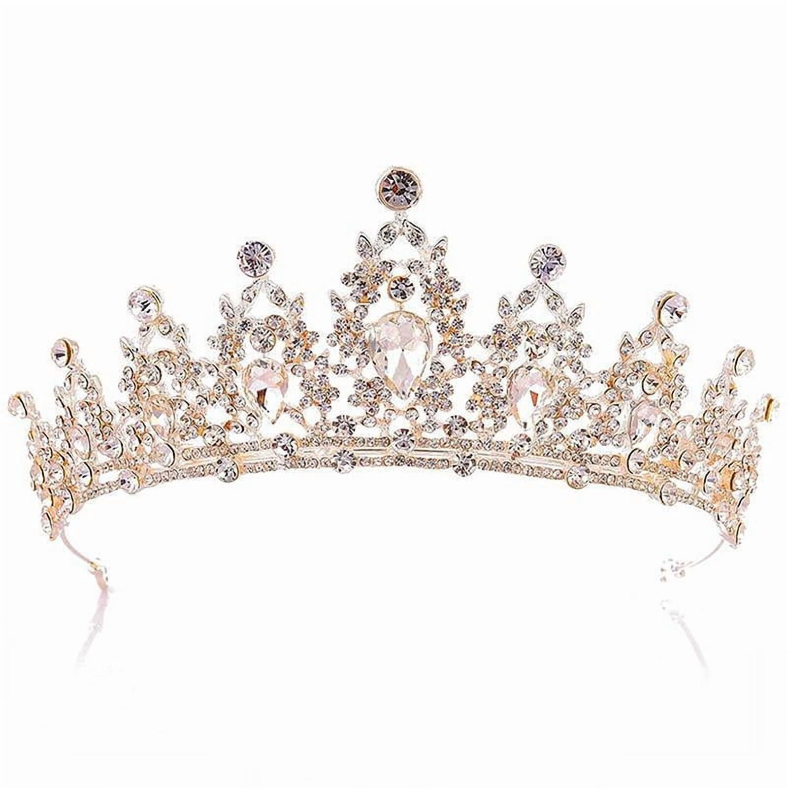 DESIGNICE Wedding Birthday Crowns Bride Tiaras Queen Crown For Women ...