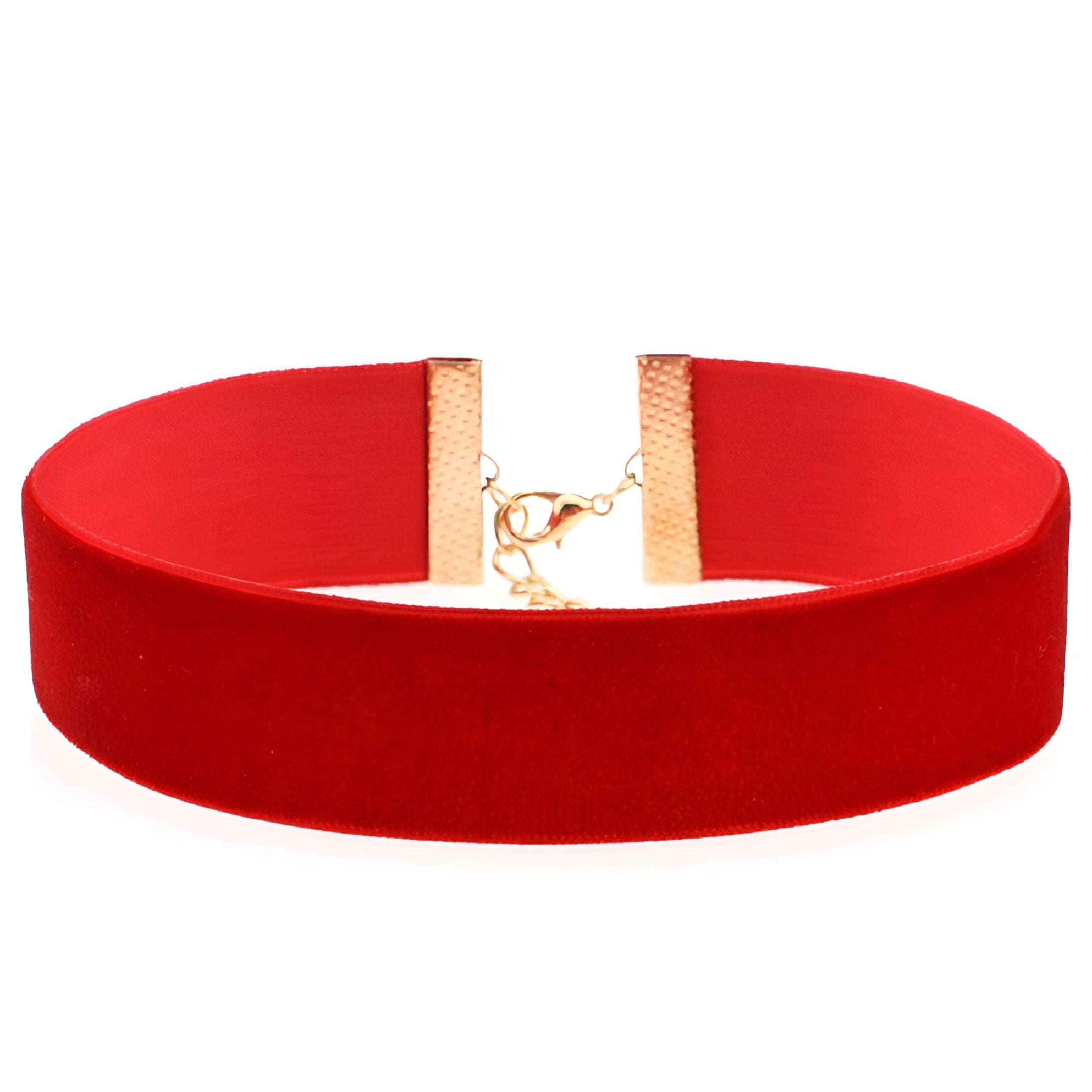 DESIGNICE 2026 New Wide Soft Velvet Choker Lady Party Nightclub ...