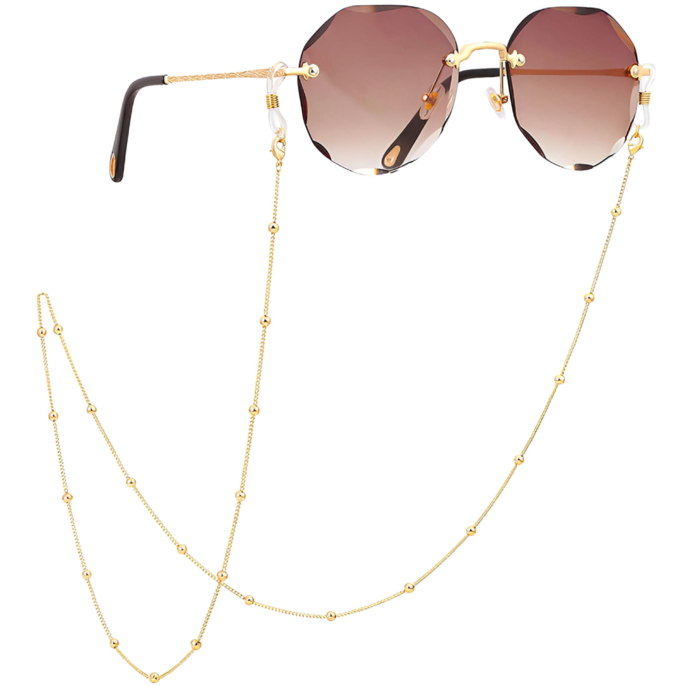 DESIGNICE Women Eyeglass Chain Sunglasses Strap Holder Reading Glasses ...