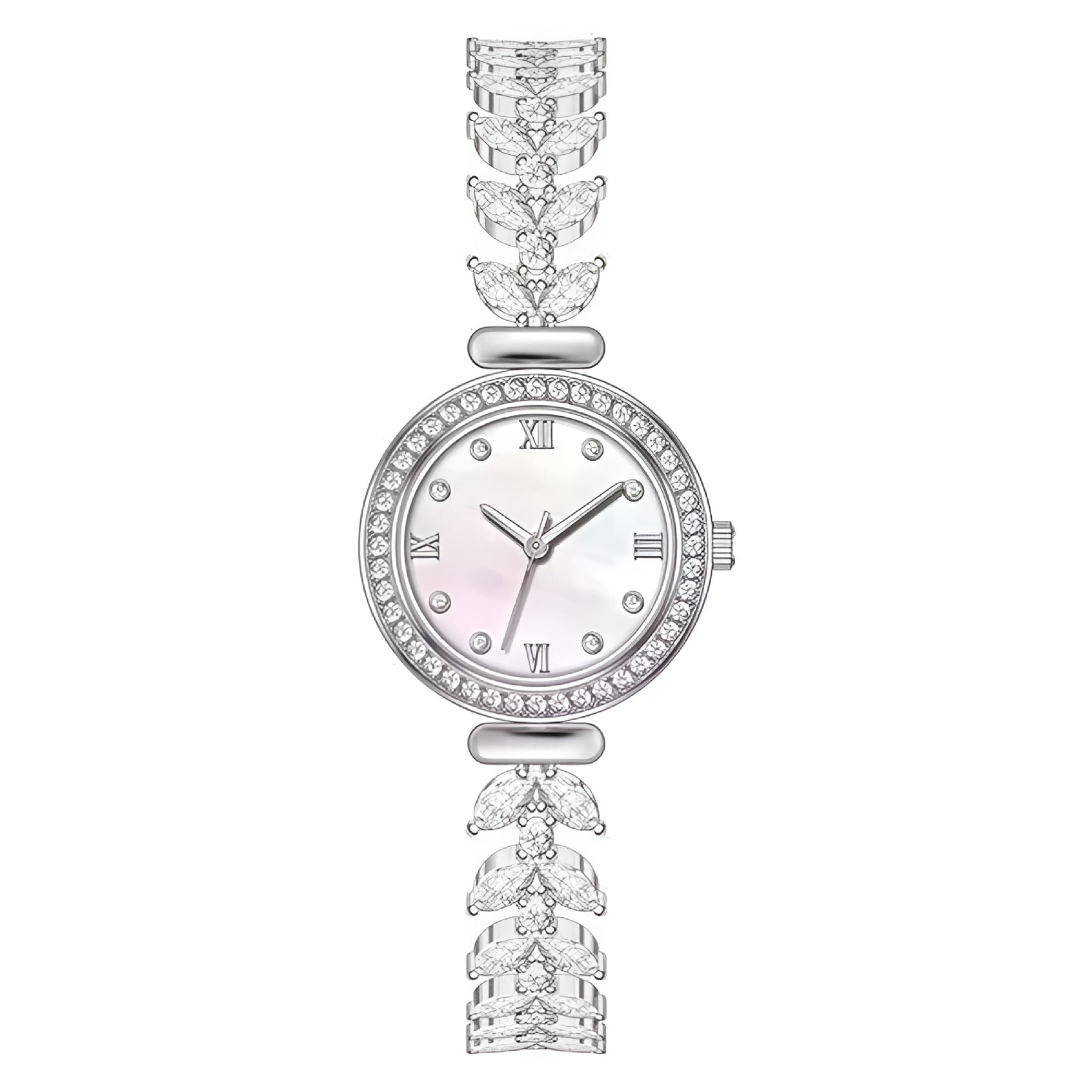 DESIGNICE Women Quartz Watches Wrist Strap Round Watch Artificial ...