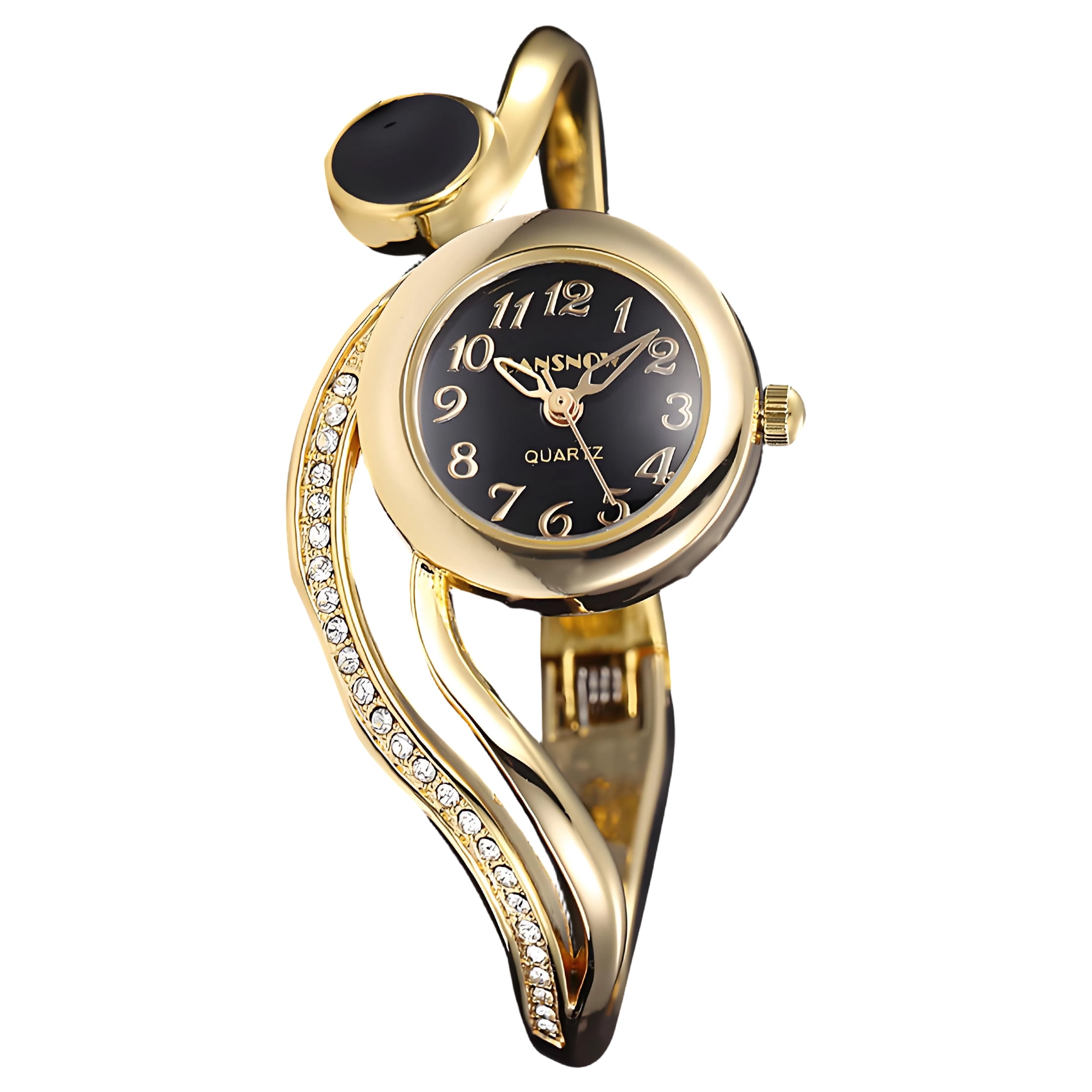 DESIGNICE Wrist Watch,Unique Curved Design Small Watches for Women ...