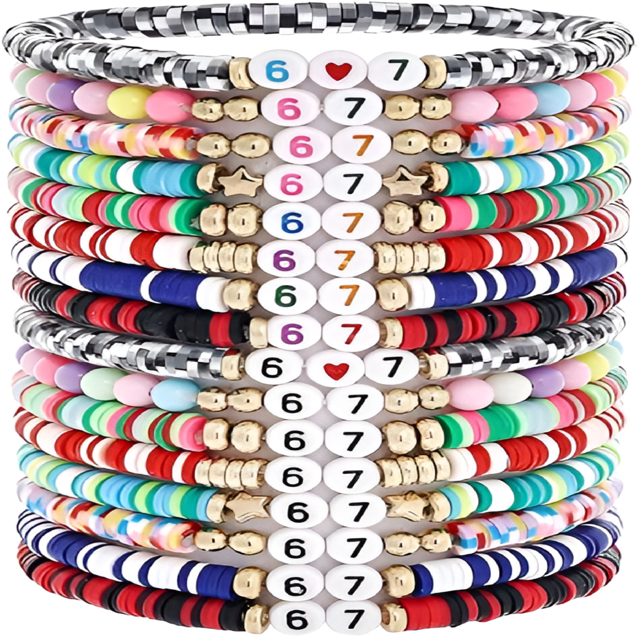 DESIGNICE number 67 Bracelets Funny Six Seven 67 Bracelet for Men Women ...