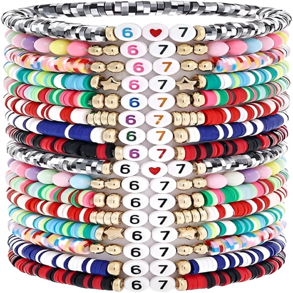 DESIGNICE number 67 Bracelets Funny Six Seven 67 Bracelet for Men Women ...