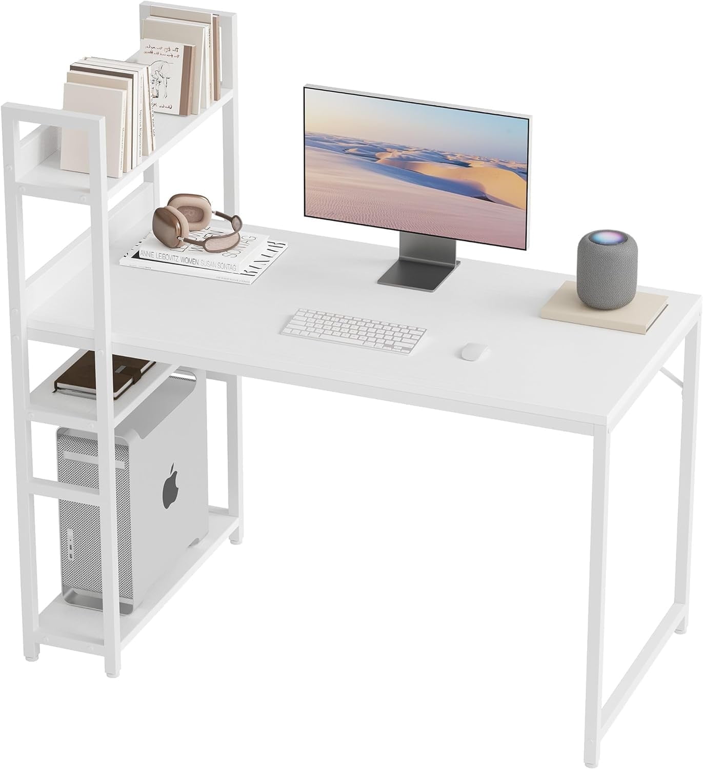 DESINO 47" Gaming Computer Desk, Gamer Table with Reversible Storage ...